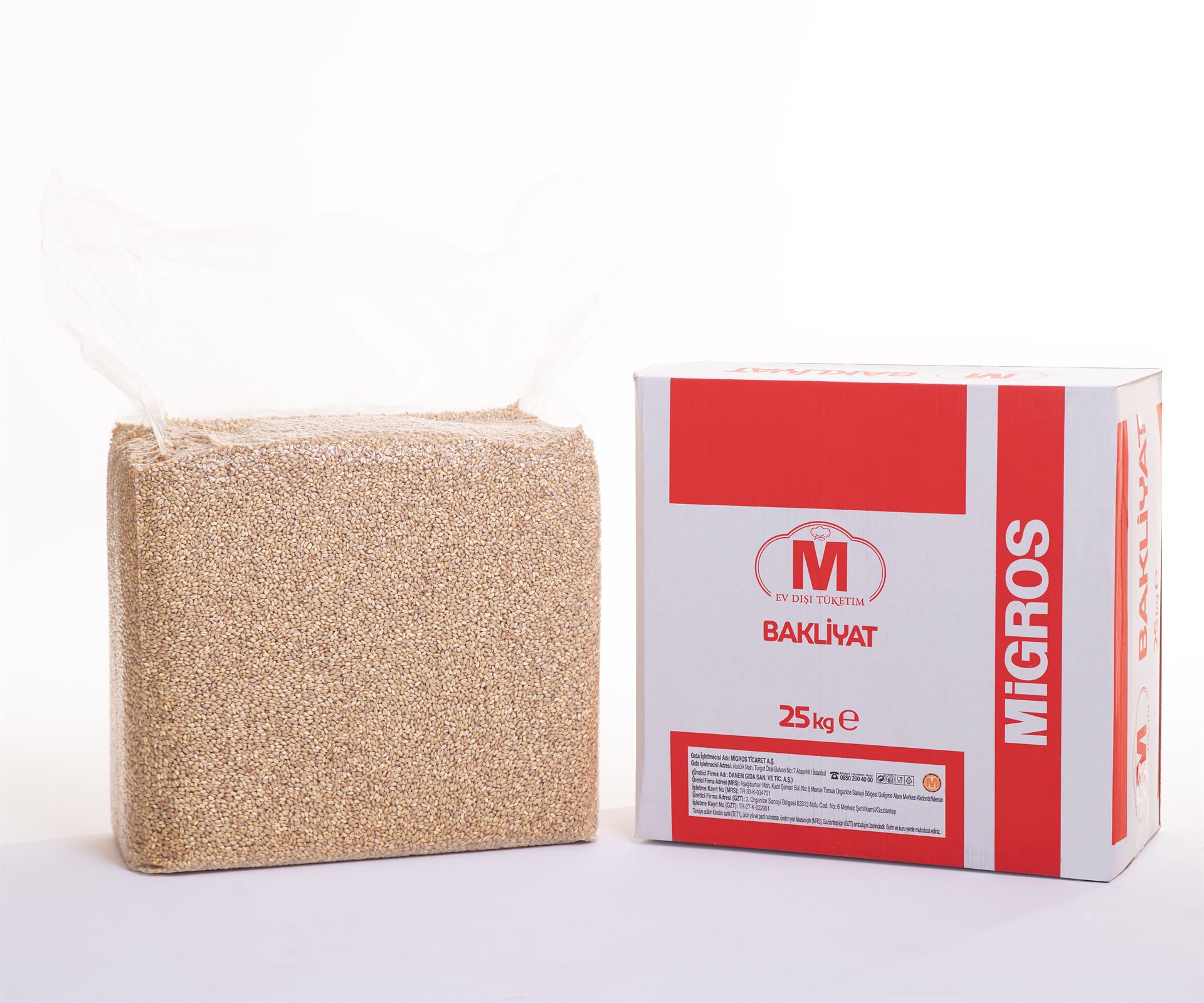 Migros Vakumlu İri Pilavlık Bulgur 25 Kg