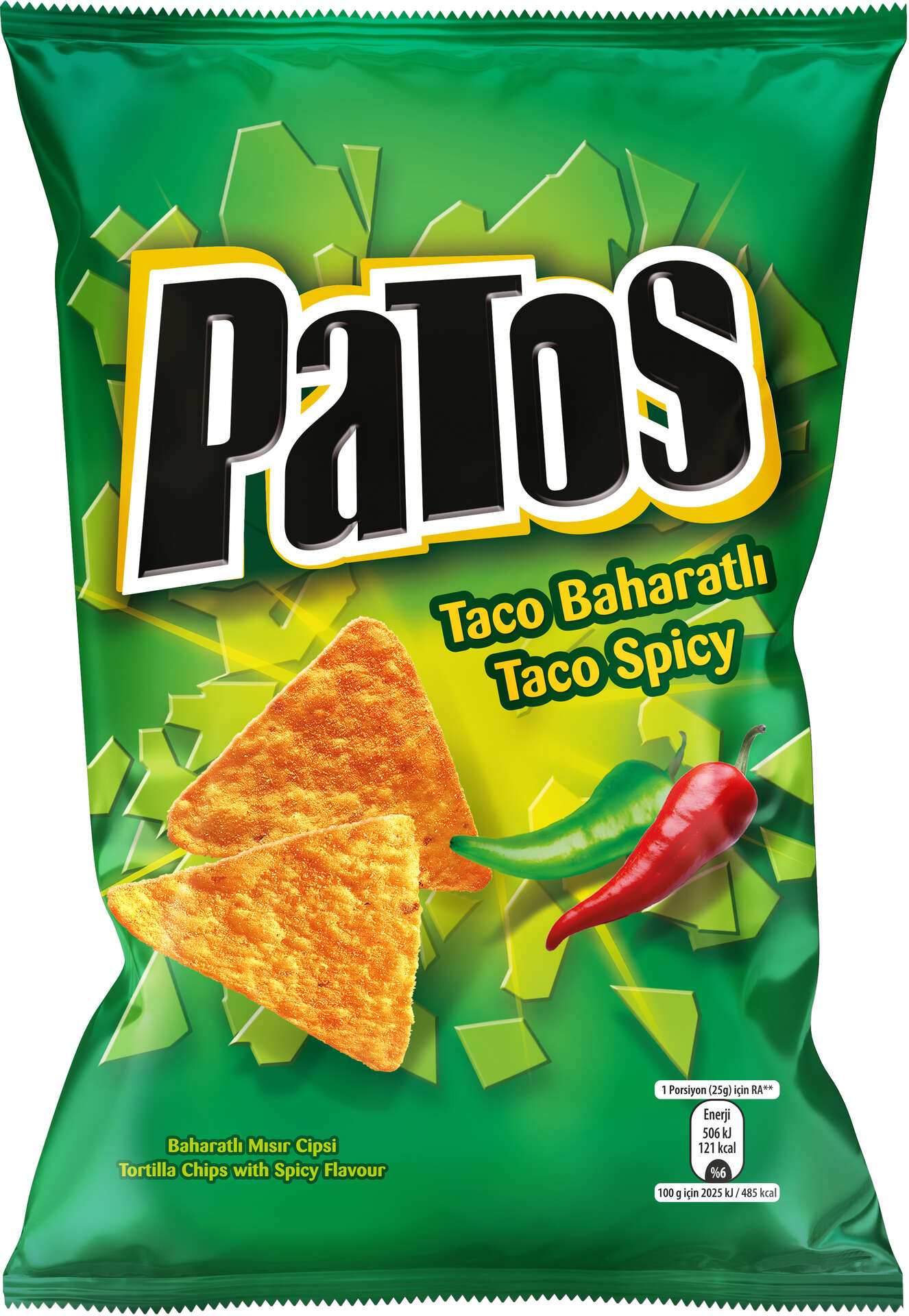 Patos Taco Baharatlı Mısır Cipsi 135 G