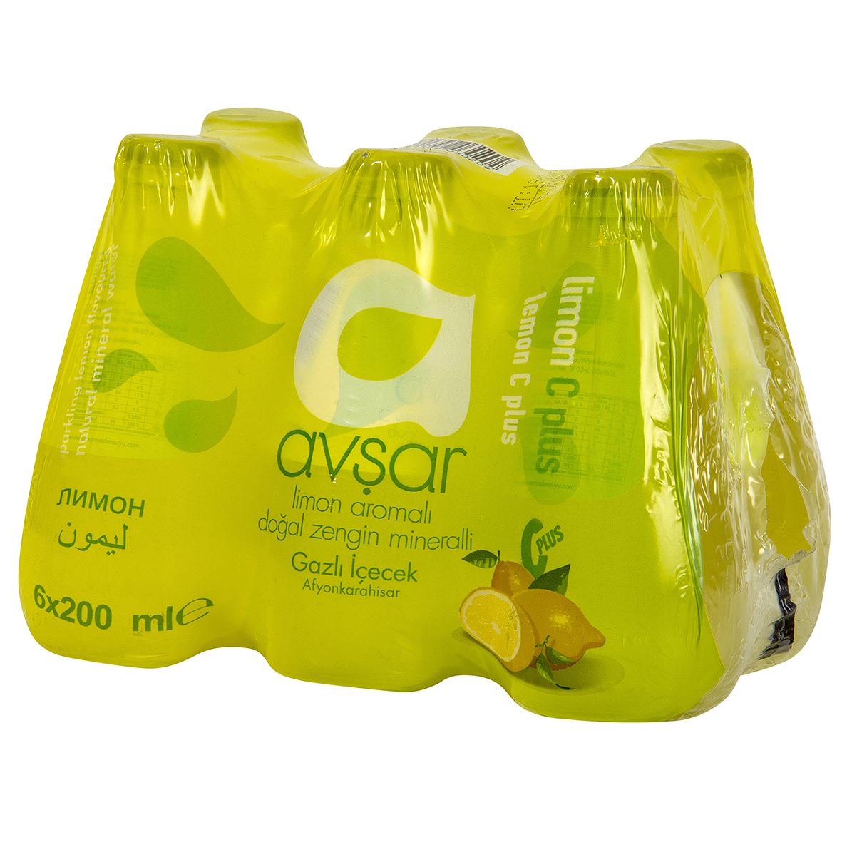 Avşar Limon Aromalı C Plus Gazlı İçecek 6*200 Ml