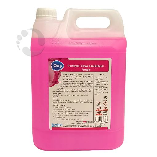 Oxy Parfümlü Yüzey Temiz.(Ts 12039)Pembe/Frezya 5L