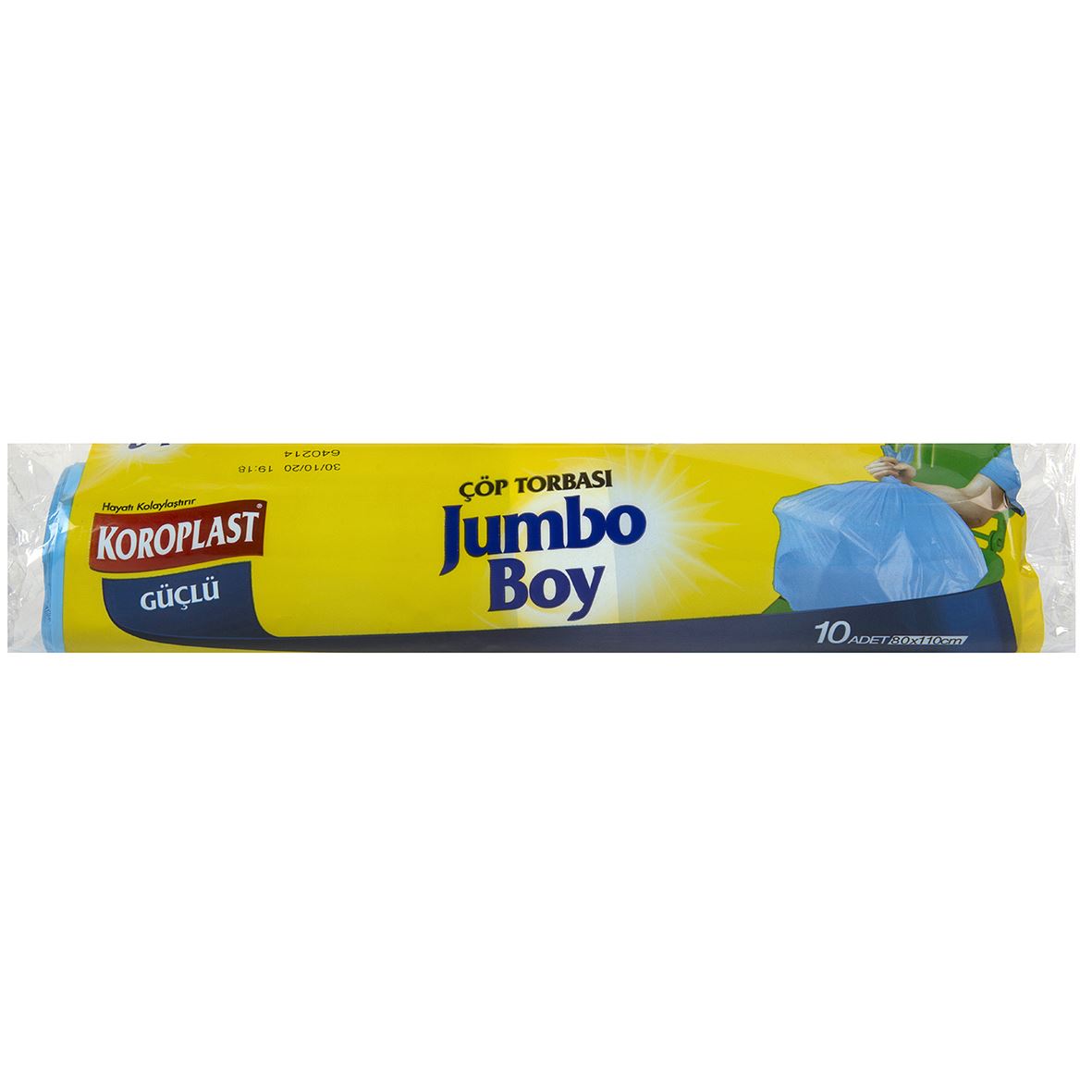 Koroplast Çöp Torbası Jumbo Boy Prof. 10'Lu